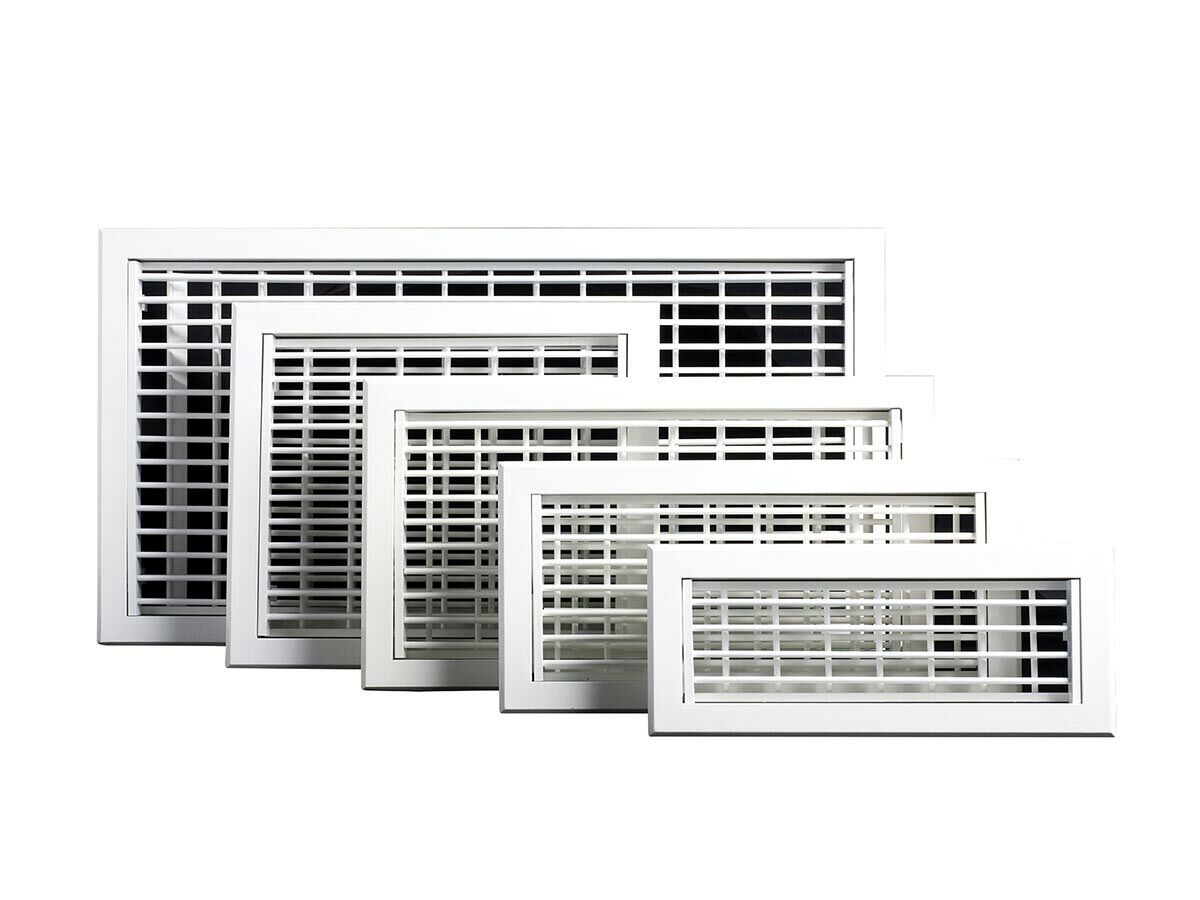 Aluminium Wall Register 600mm x 120mm with Removable Core from Reece