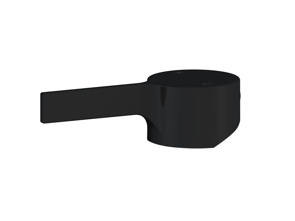 Mizu Stream Basin Mixer Tap Handle Complete Matte Black from Reece