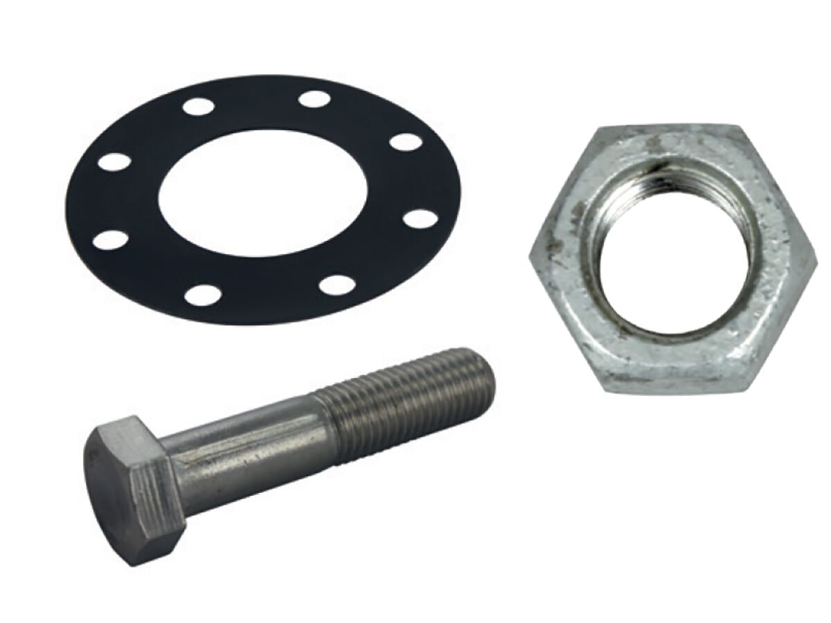 100 B5 Full Face Flange Kit 316 Stainless Steel Bolt (Molybond) Nut ...