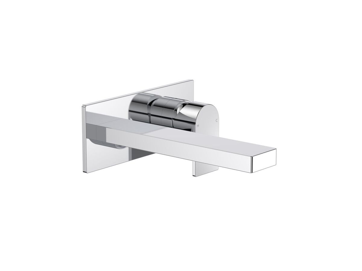 Clark Round Square Wall Basin / Bath Mixer 180mm Chrome (5 Star) from Reece