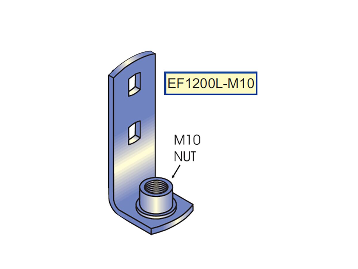 Vertical Purlin Plate EF1200L M10 from Reece