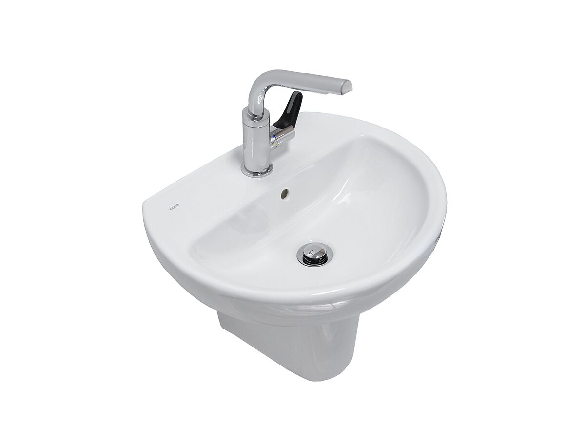 Kolo Rekord 600 Basin with Overflow 1 Taphole from Reece