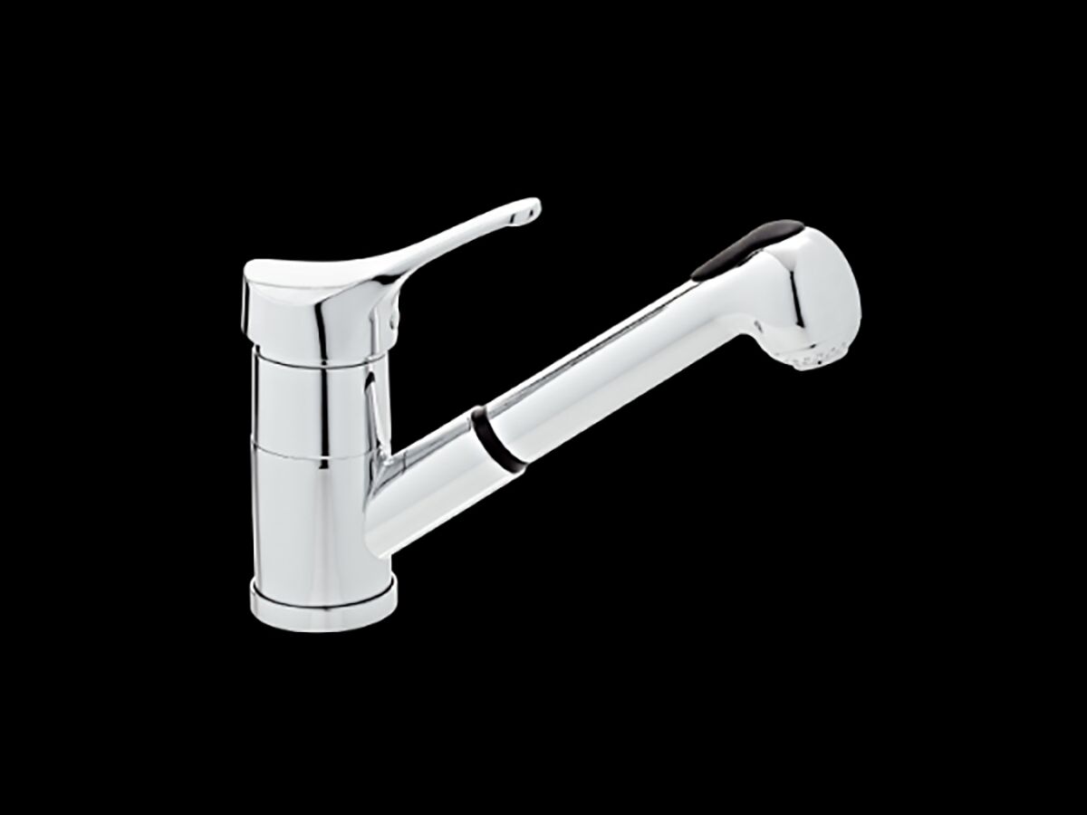 Ram Tapware Ridge Sink Mixer Tap with Retractable Hand Held Spray ...