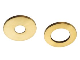 Mizu Wall Mixer Cover Plates only 2-Piece Brushed Brass from Reece