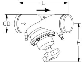 TA Balancing Valve STAG (73) 65mm from Reece
