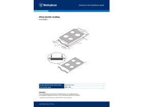 Westinghouse WHC942BC Ceramic 4 Zone Ceramic Glass 90cm Knob Control ...