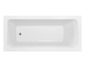 Metro 1650 Inset Bath with Frame Fitted & Self-Supporting Feet from Reece