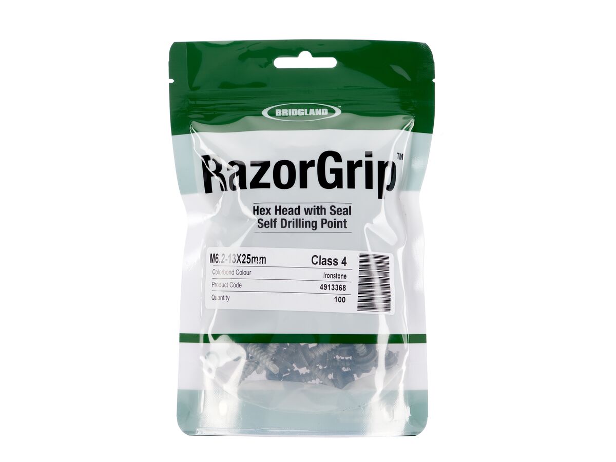 Razorgrip M6.3X25 CL4 Ironstone (100) from Reece