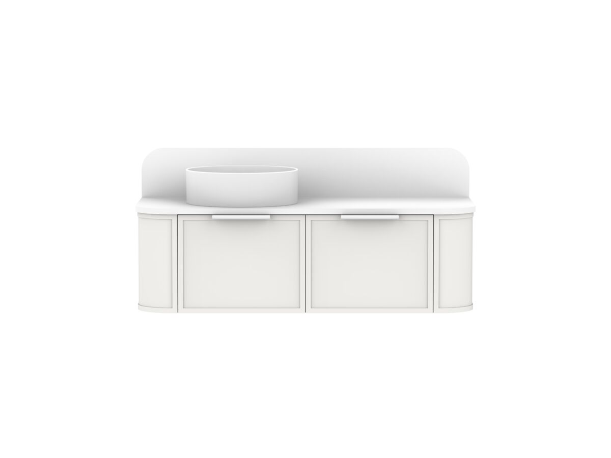 ADP Flo by Alisa & Lysandra All Drawer Wall Hung Vanity Unit Left Bowl ...