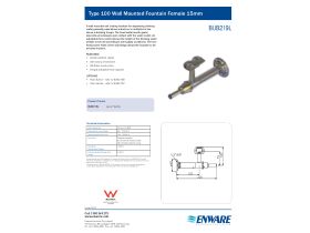 Enware Bubble Cock Pwd Lever Action (Victoria) 15mm (6 Star) from Reece