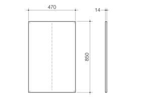 Caroma Invisi II Large Single Flush Bottom Access Panel from Reece
