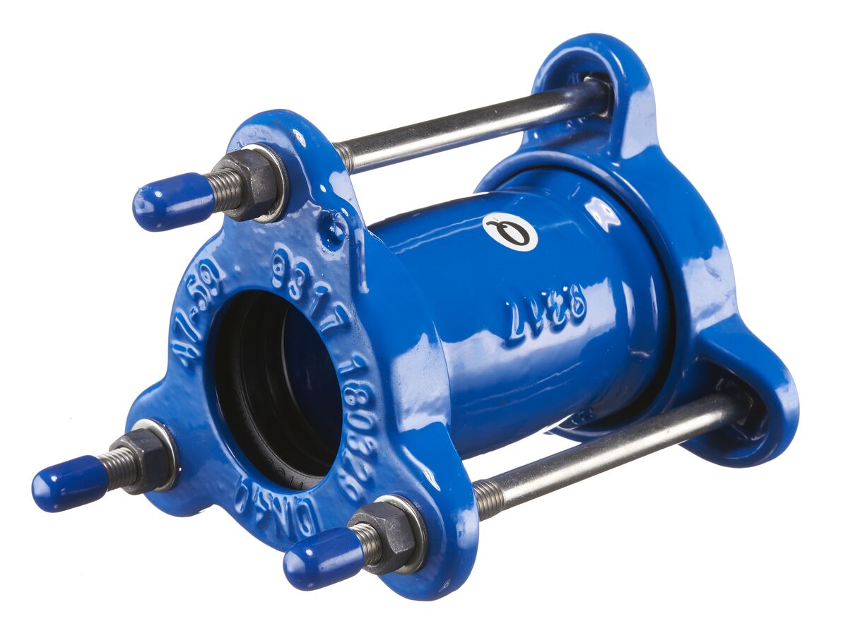 Wang Vari-Gib Ductile Iron Fusion Coated Body and Flanges (47-59) 40 x ...