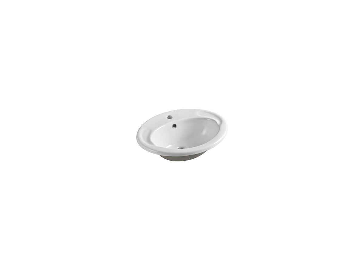 Virtue Oval Insert Basin Only 1 Taphole White from Reece
