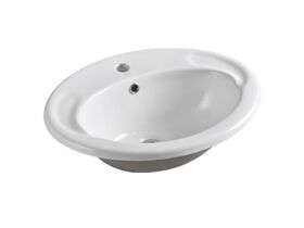 Virtue Oval Insert Basin Only 1 Taphole White from Reece
