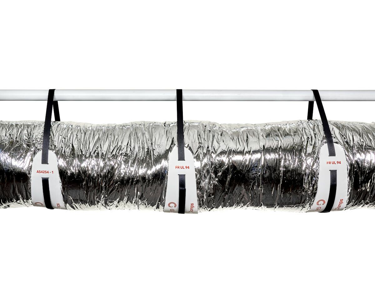 Flexible Duct Support with 2 Metre Tape Packed from Reece