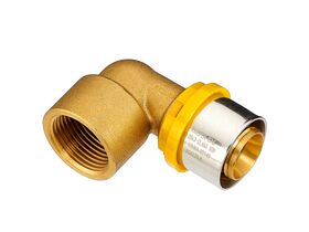 Duopex Gas Crimp Female Elbow 26mm x Duopex Gas Crimp Female Elbow 26mm ...