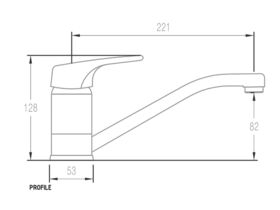 Global Tapware Sink Mixer including Standard & Disable Lever Handle (4 ...