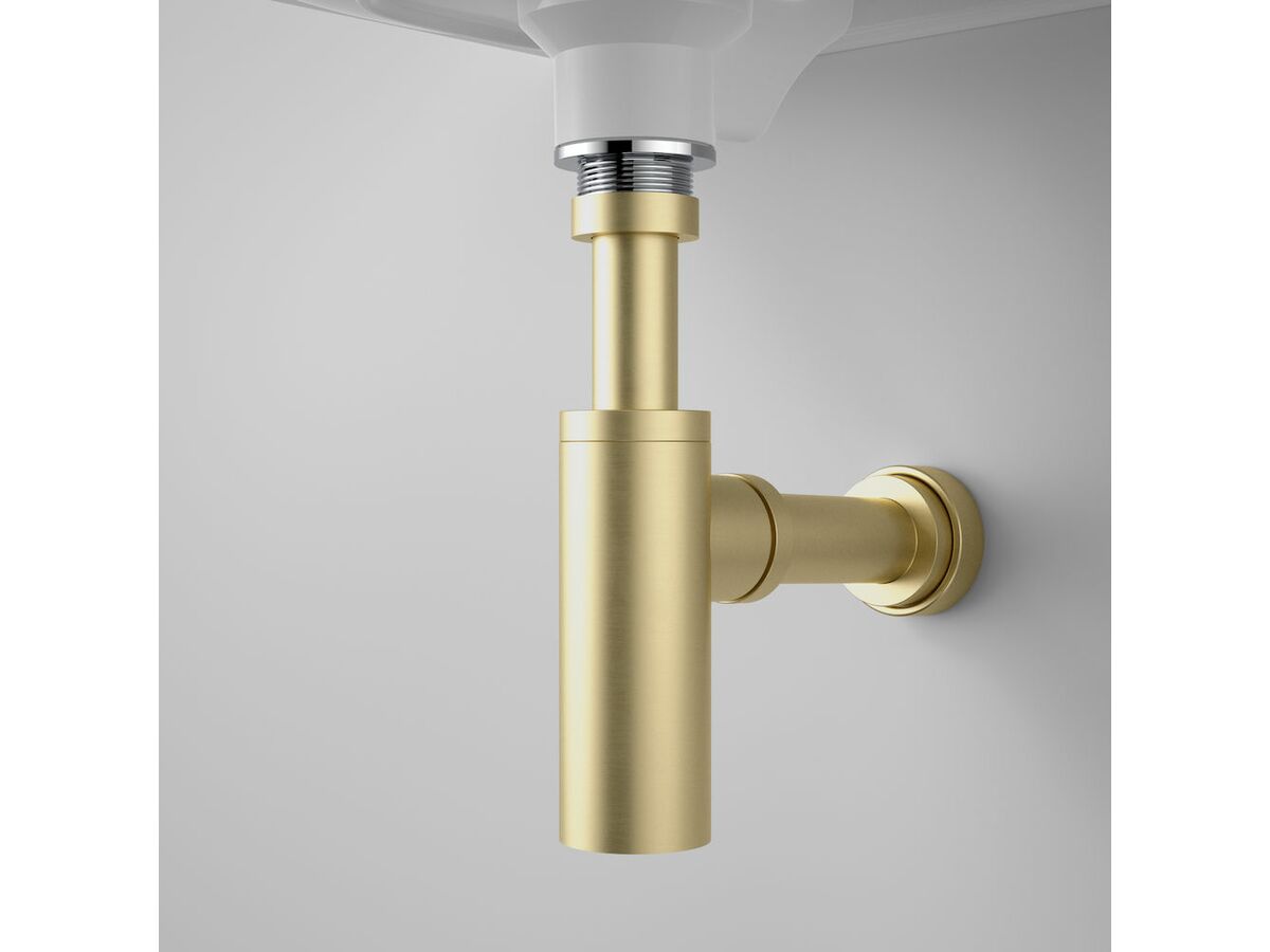 Caroma Urbane II 40mm Bottle Trap Brushed Brass from Reece