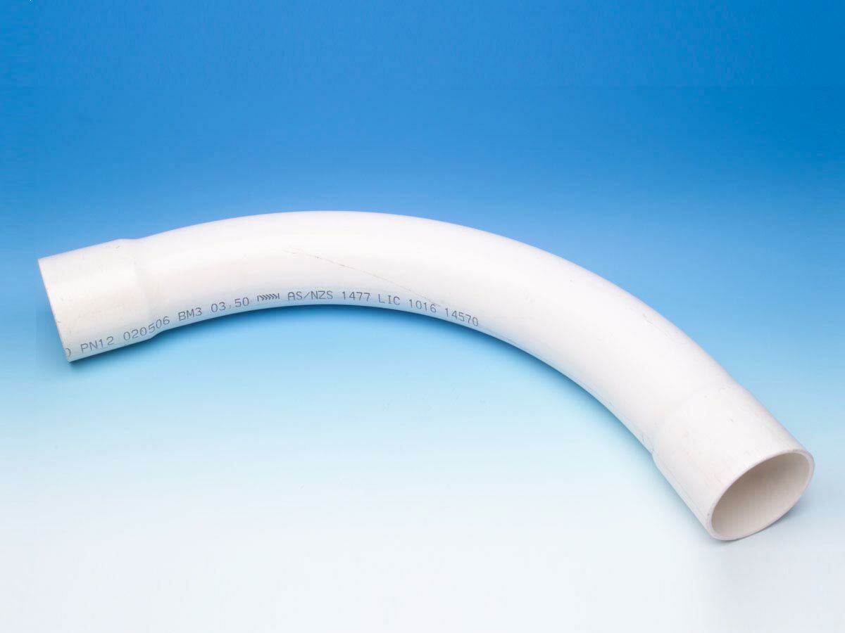 PVC Pressure Bend #12 90 Degree 150mm from Reece