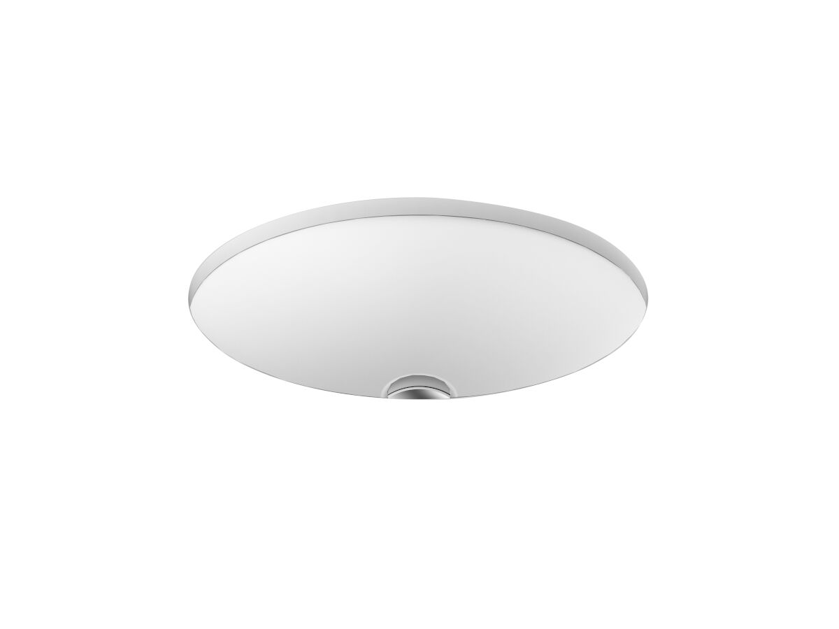 Sincerity 500 x 370 Undercounter/Inset Basin Matte White from Reece