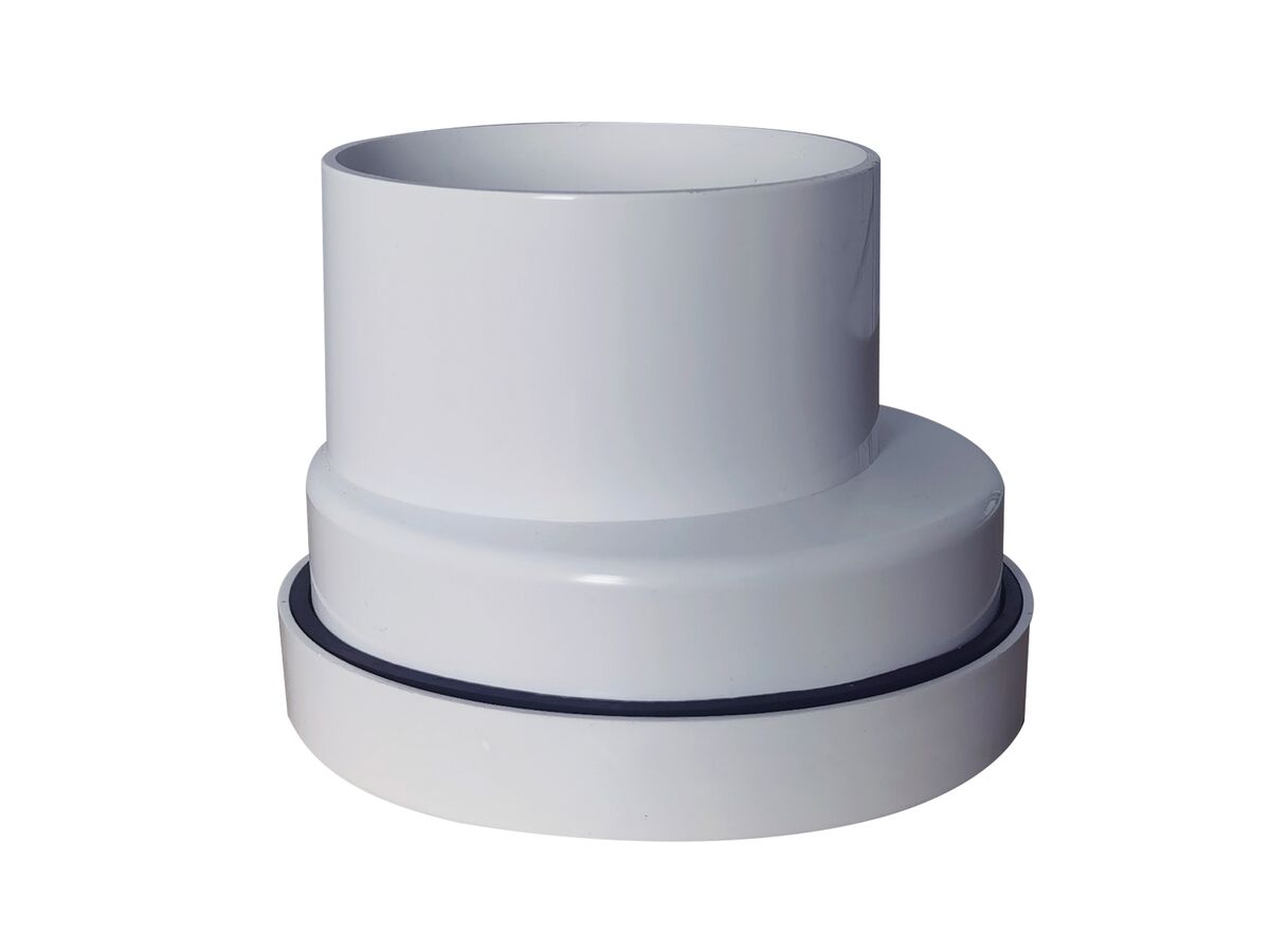 Dura Pan Collar 100mm Offset Long Spigot from Reece