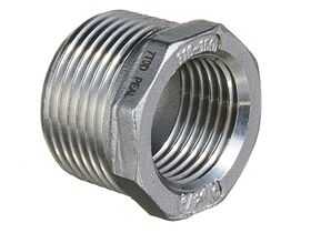 Stainless Steel 316 150lb Reducing Bush BSP 20mm x 15mm from Reece
