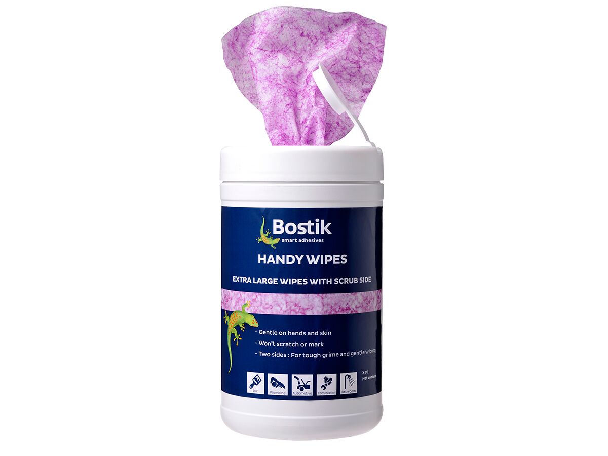 Bostik Handy Wipes (70) from Reece