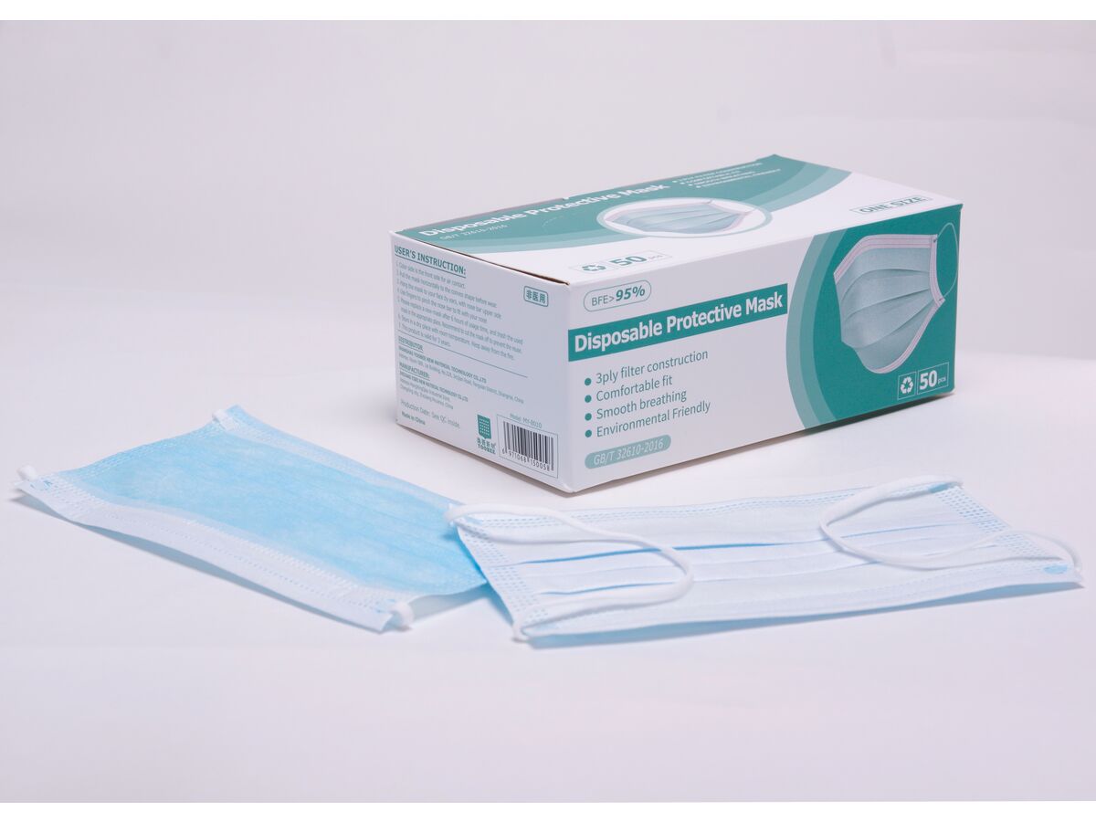 Disposable 3ply Face Mask from Reece