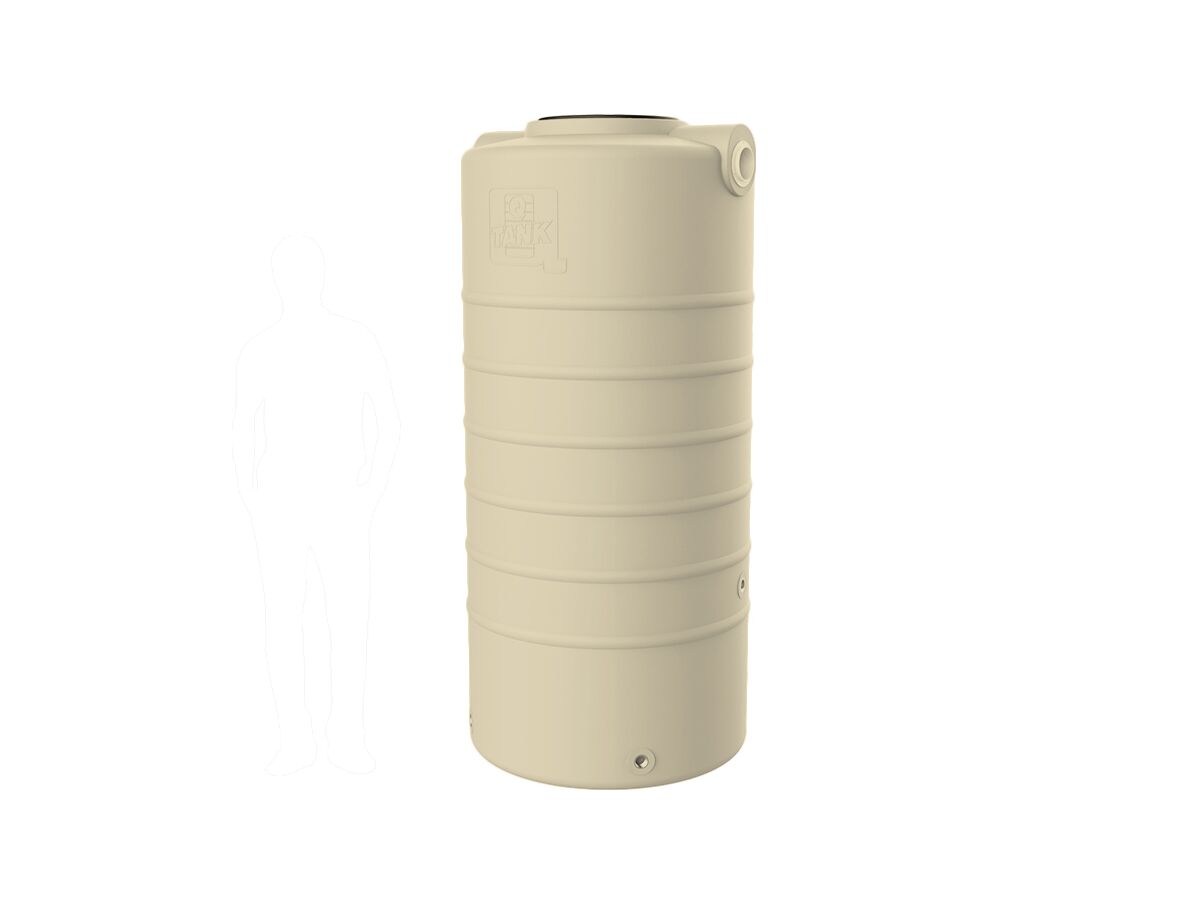 Qtank Rainwater Tank Poly Round 1000 Litres from Reece