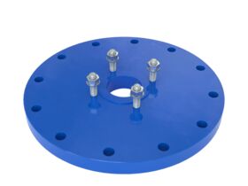 Dimax Mild Steel Offtake Flange PN16 B7 (B5) Fusion Coated DN 300mm x ...