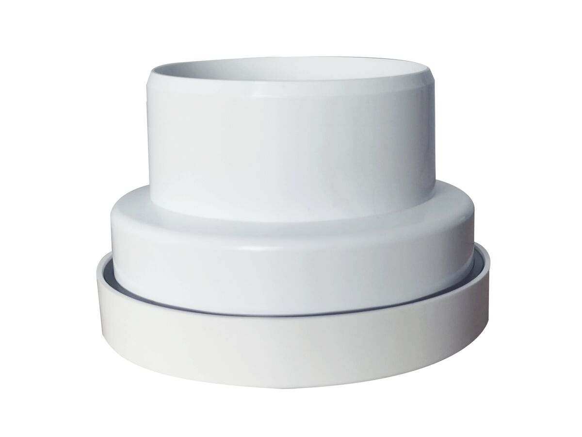 Dura Pan Collar 100mm Plain Male & Female from Reece