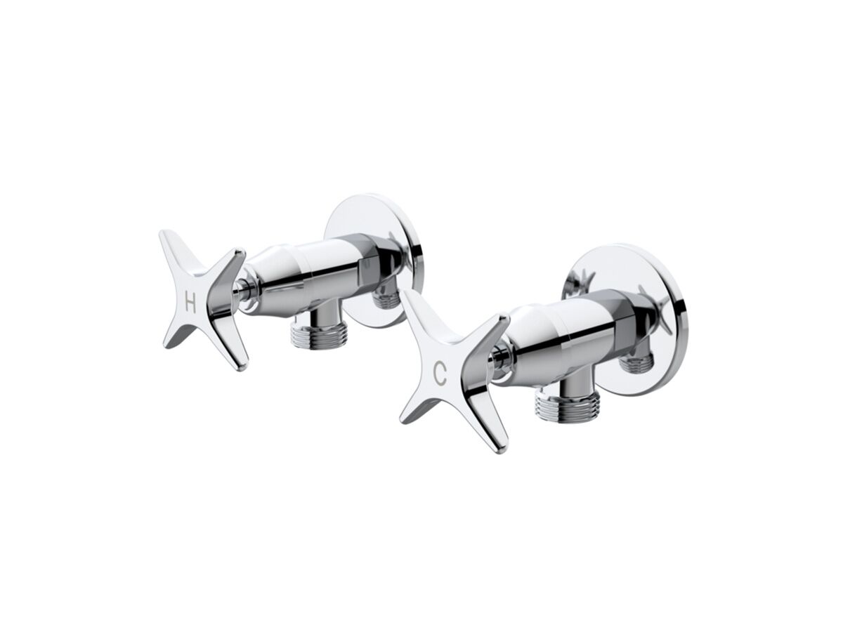 Caroma Elegance II Washing Machine Set Chrome from Reece