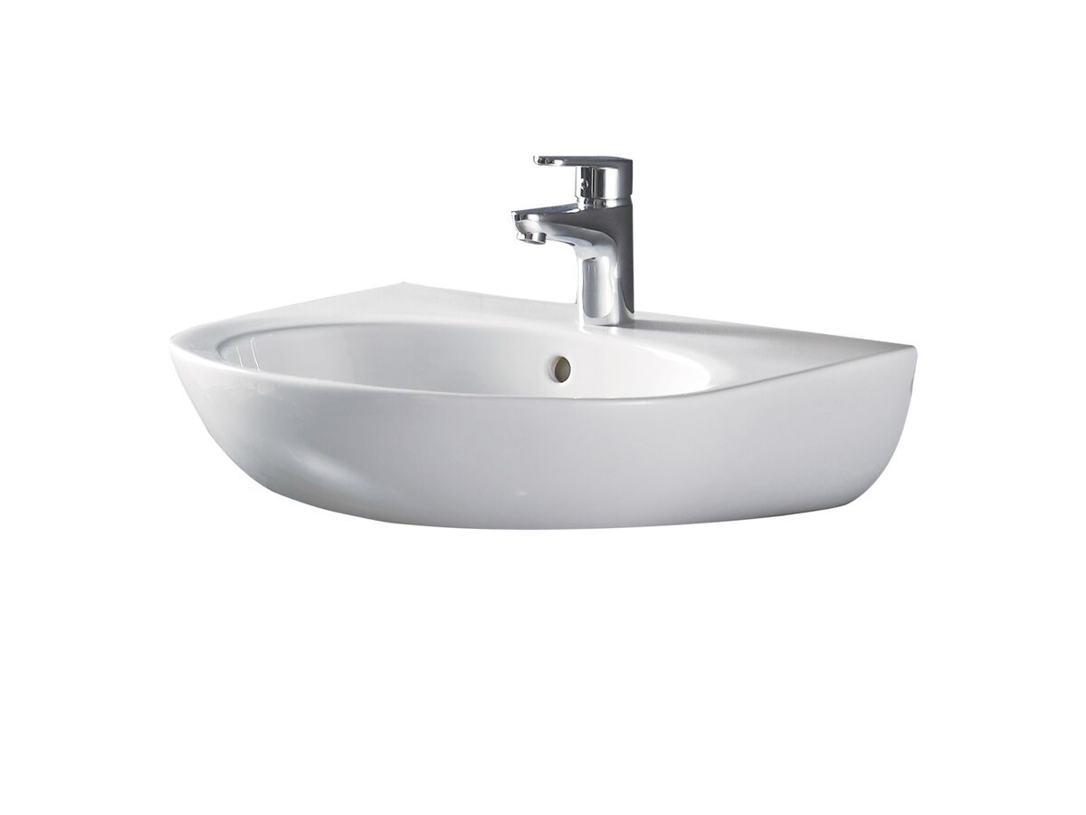 Stella Care 560 Ceramic Wall Basin 1TH from Reece