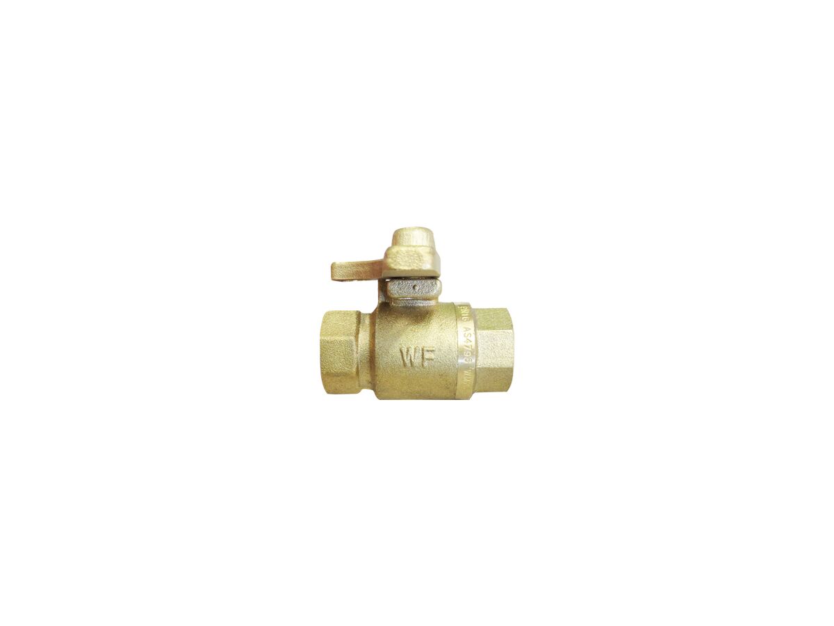 Water Meter Ball Valve Inline Lockable Long Handle 20mm Female x 20mm ...