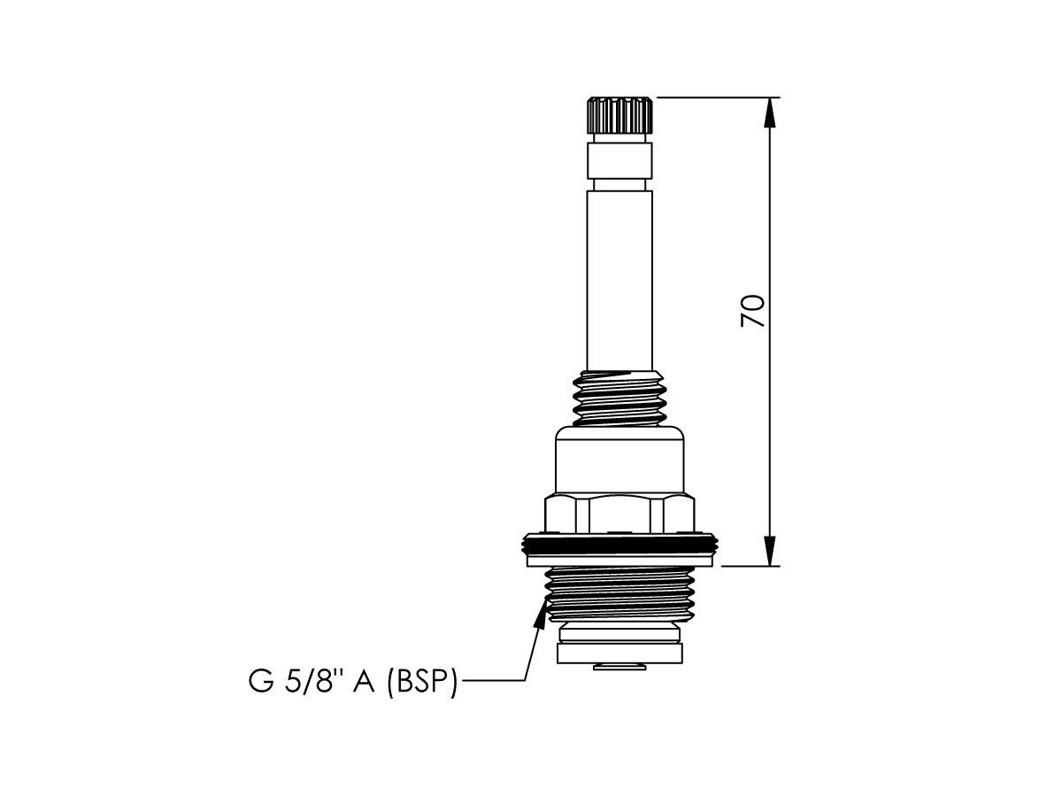 School Pattern Bib/Pillar Stuffing Box Assembly from Reece