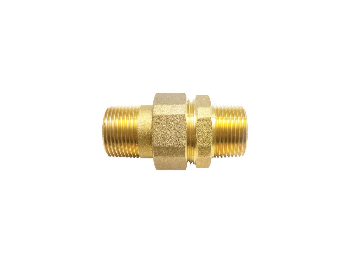 Brass Barrel Union (Male & Male) 20mm from Reece