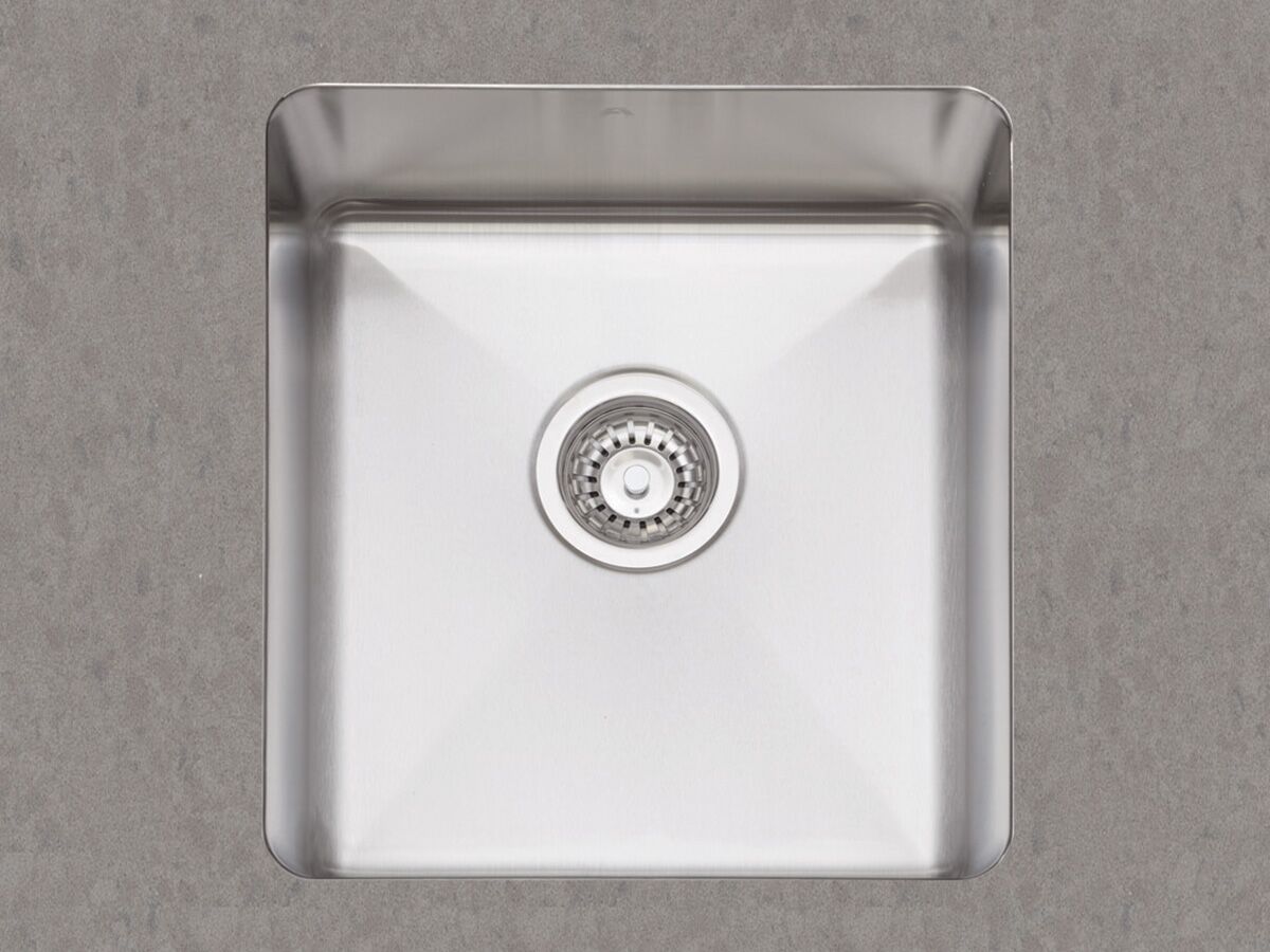 AFA Cubeline Single Bowl Undermount Sink 415mm Stainless Steel from Reece