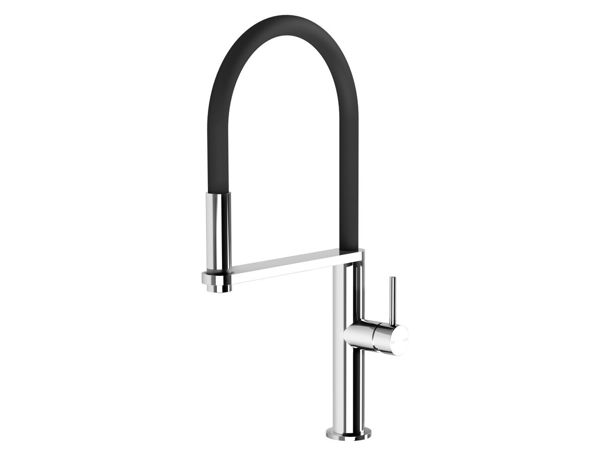 Phoenix Blix Flexible Hose Sink Mixer Tap Round Chrome (5 Star) from Reece