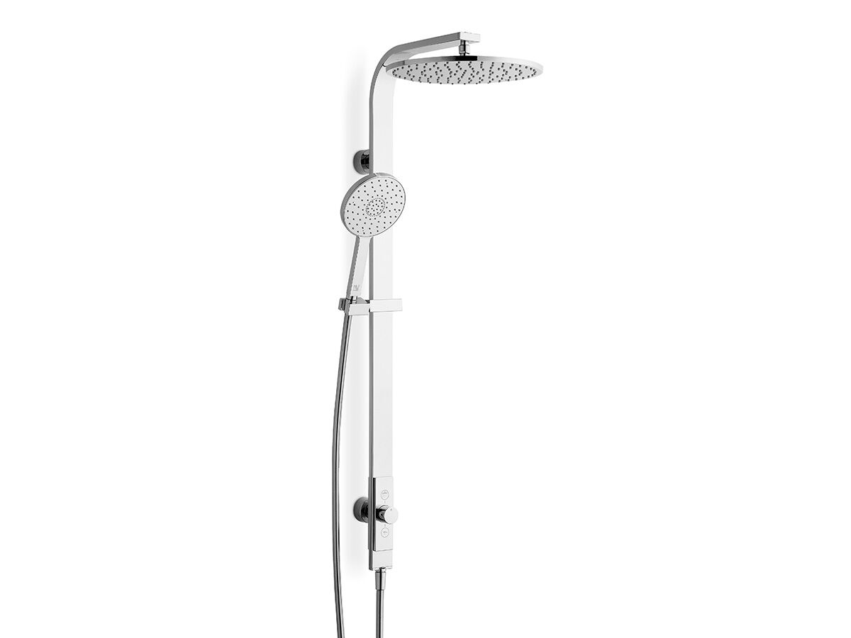 Nikles Pure Twin Shower 140 Handpiece-Techno 300 Chrome (3 Star) from Reece