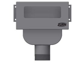 Zurn Tundish In Wall Stainless Steel Face with Clear Plastic Window ...