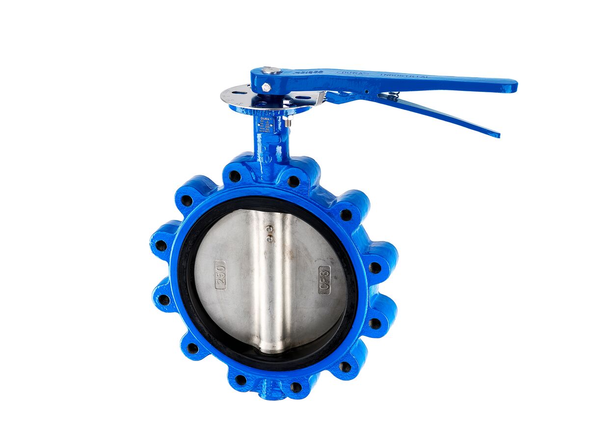 Dura Industrial Data Centre Butterfly Valve Lugged Table E Lever DN 300 ...
