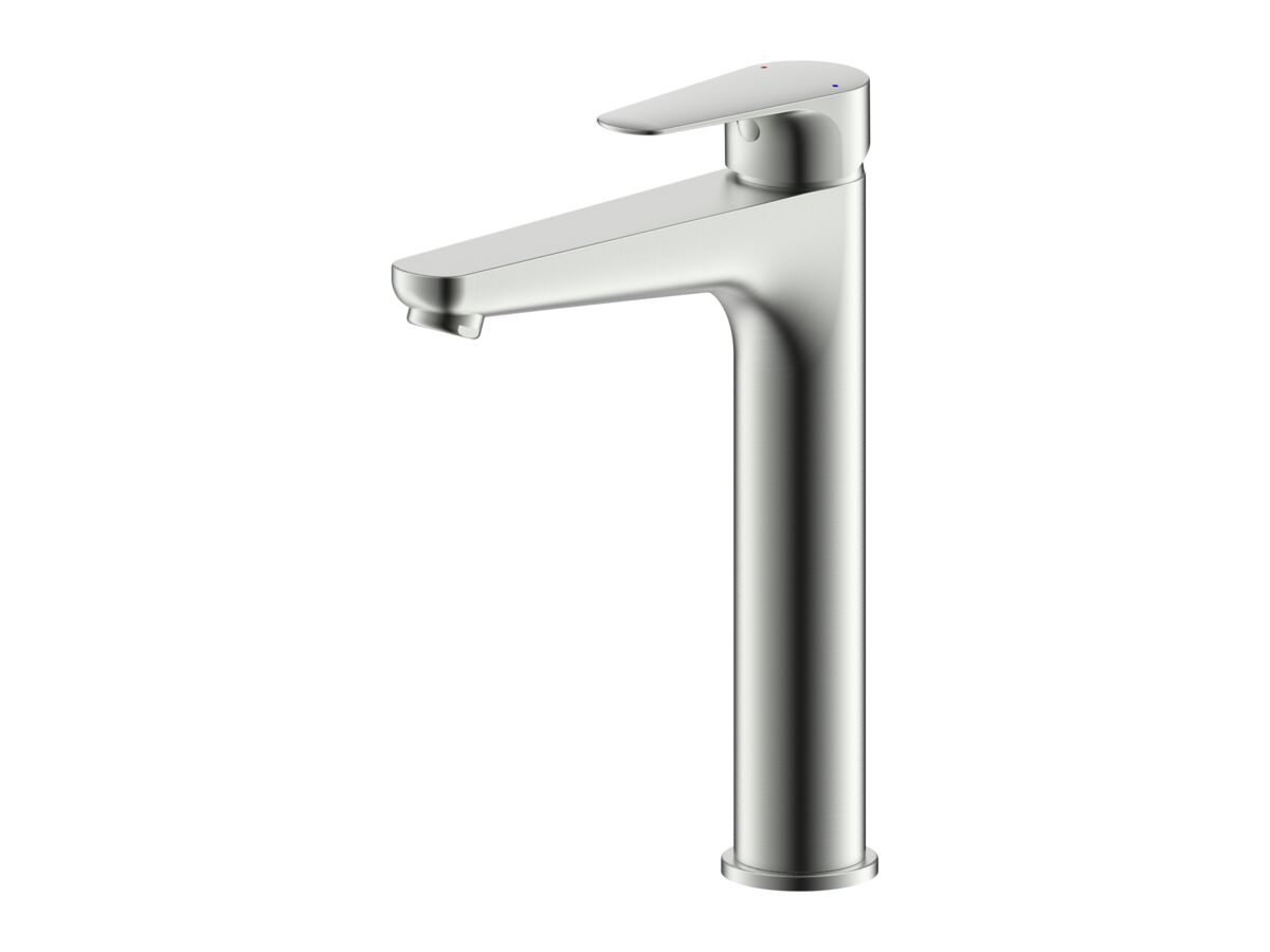 Posh Solus Extended Basin Mixer Tap Brushed Nickel (5 Star) Lead Free ...