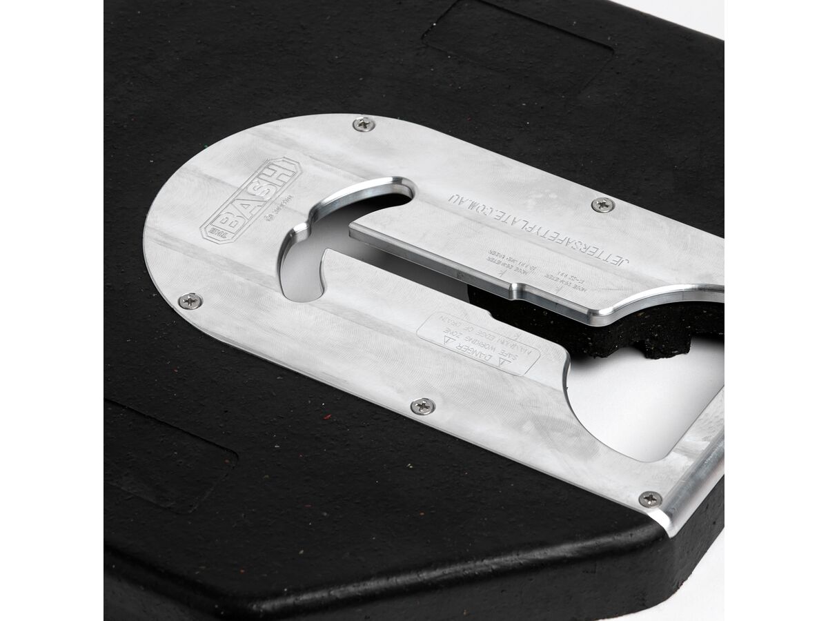 The Bash Jetter Safety Plate from Reece