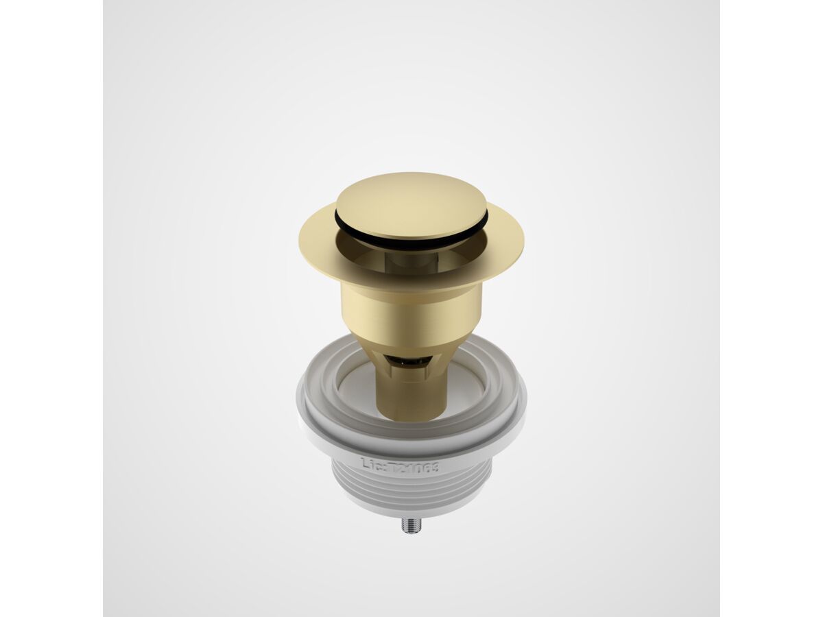 Caroma Pop-Up Plug & Waste Brushed Brass from Reece