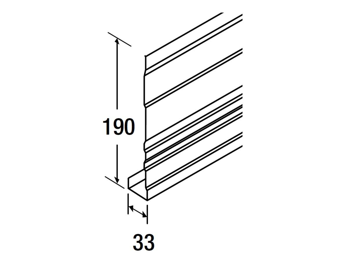 Fascia Cover Cut to Length from Reece