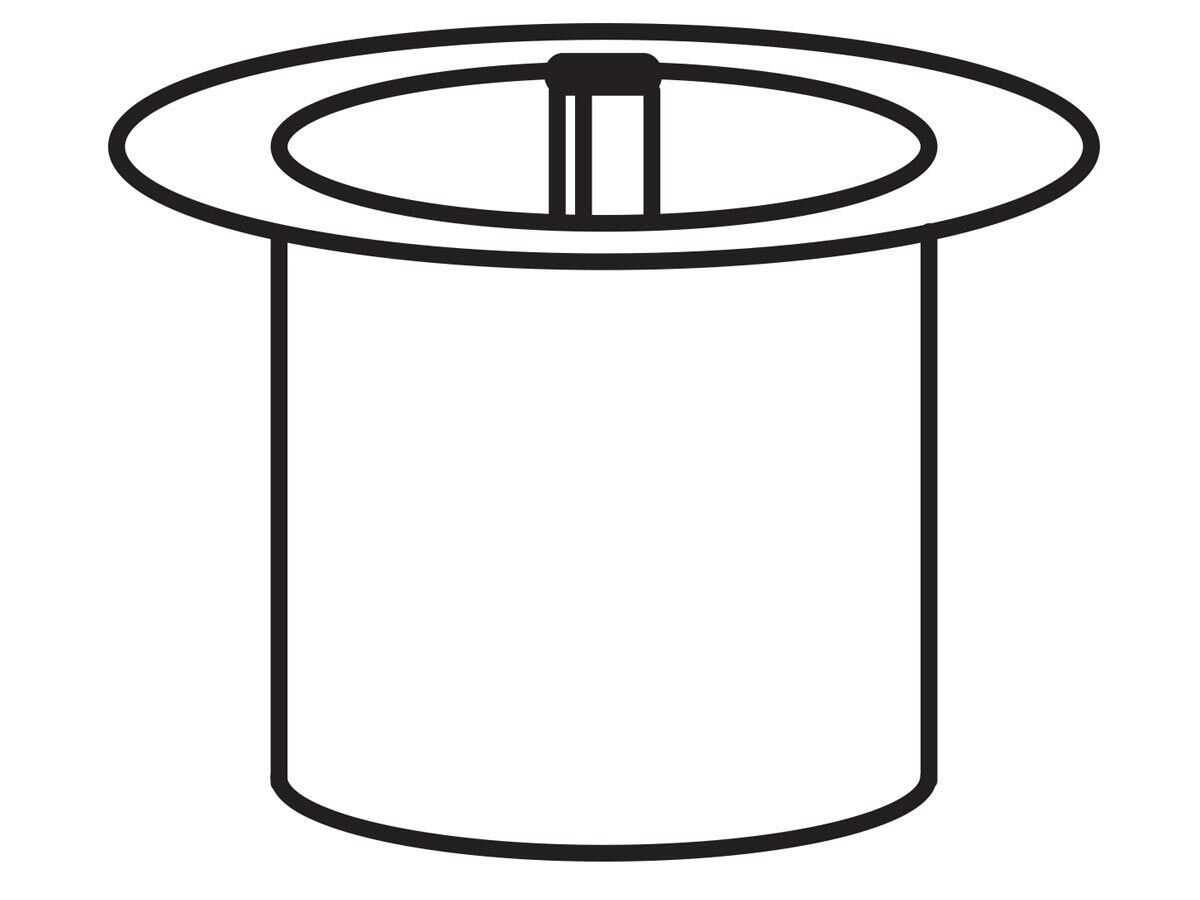 Downpipe Pop 90mm Zinc from Reece