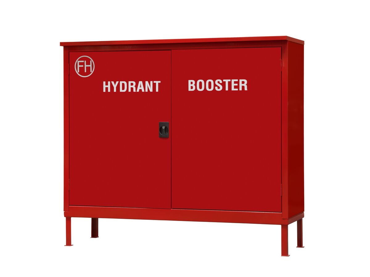 Fire Cabinet Dual Booster Feed Hydrant with Legs from Reece