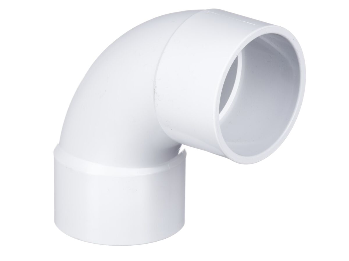 Schedule 40 PVC Socket x Socket Female/Female 90 Degree Sweep Bend 50mm ...