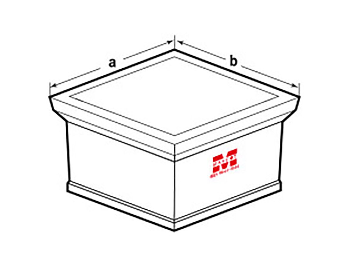 GRC Concrete Stormwater Pit Riser 600mm x 600mm x 600mm from Reece