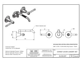 Dorset Laundry Set Chrome (3 Star) from Reece